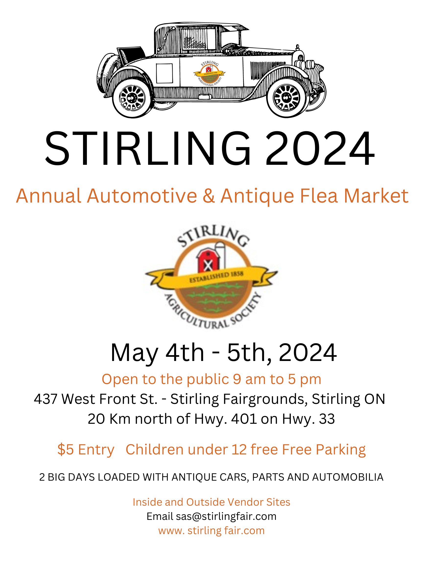 FLEA MARKET – Stirling Agricultural Society